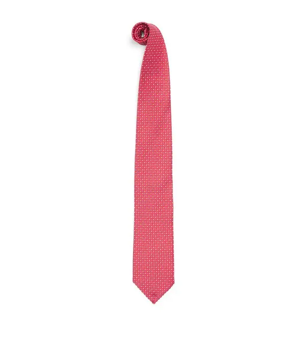 E. MARINELLA Silk Geometric Tie
