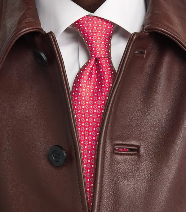 E. MARINELLA Silk Geometric Tie