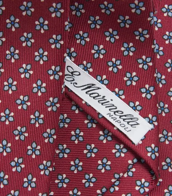 E. MARINELLA Silk Printed Tie