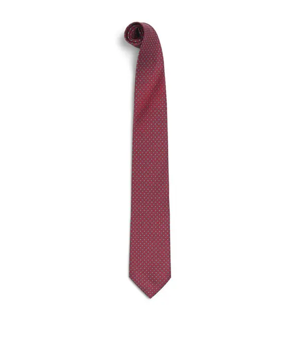 E. MARINELLA Silk Printed Tie