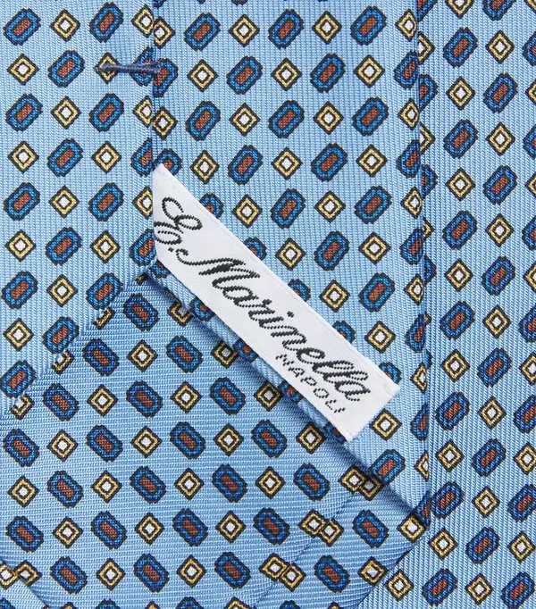 E. MARINELLA Silk Printed Tie