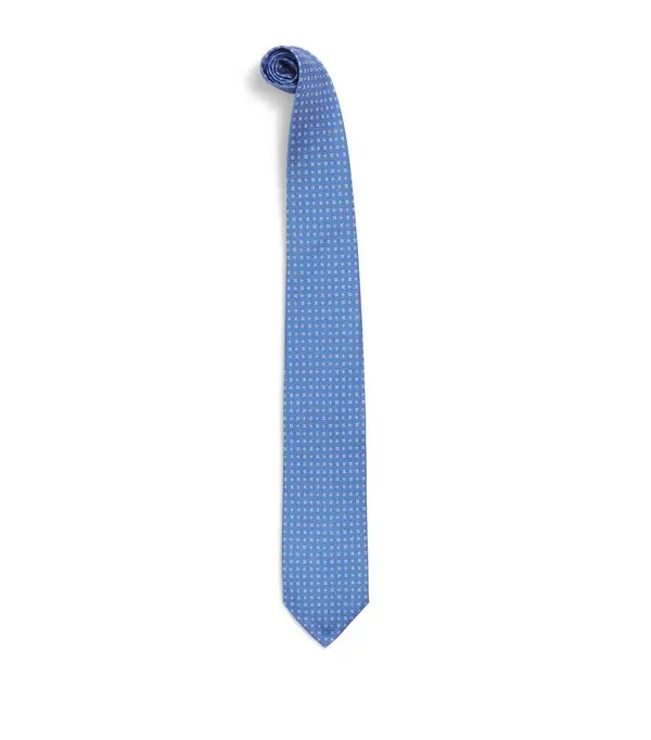 E. MARINELLA Silk Printed Tie