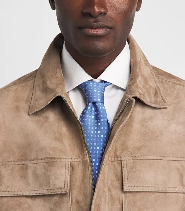 E. MARINELLA Silk Printed Tie