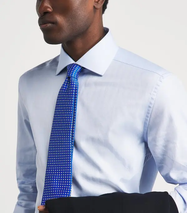 E. MARINELLA Silk Geometric Tie