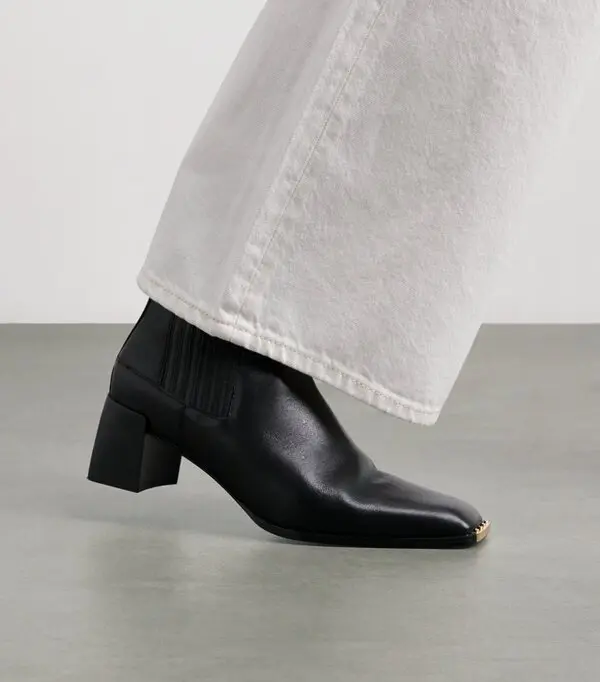 Sandro Leather Ankle Boots 55