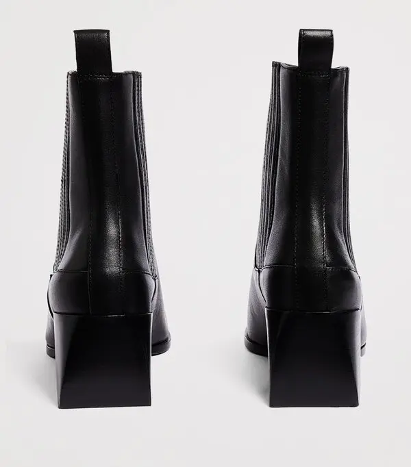 Sandro Leather Ankle Boots 55