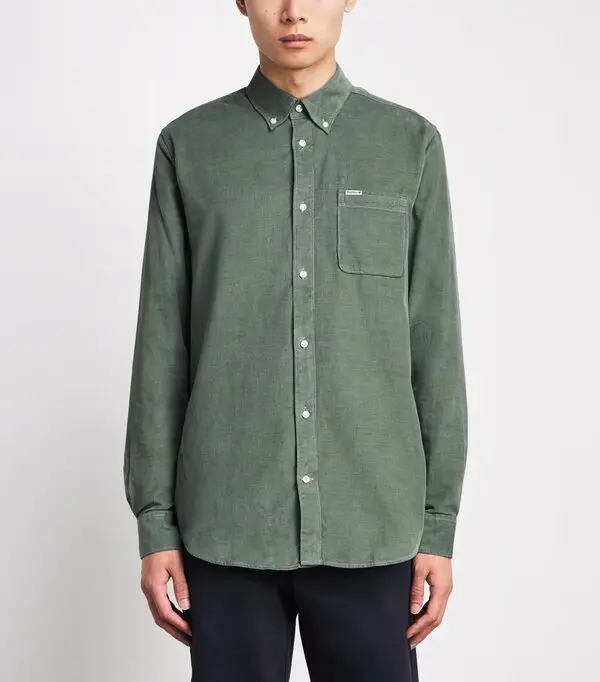 Barbour Cotton Ramsey Tailored Shirt - Green