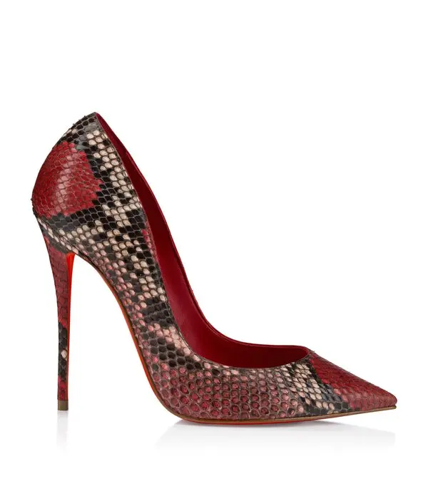 CHRISTIAN LOUBOUTIN La Pigalle 120 Python Pumps