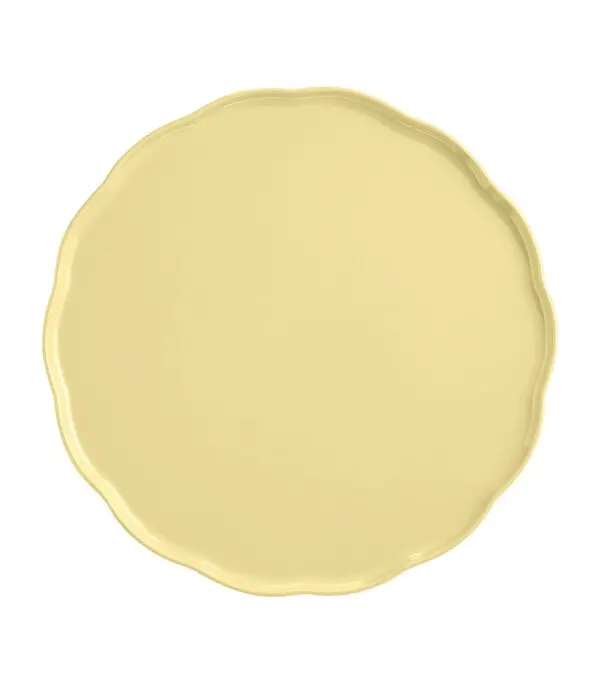 EMILE HENRY Ceramic Madeline Serving Plate - Yellow