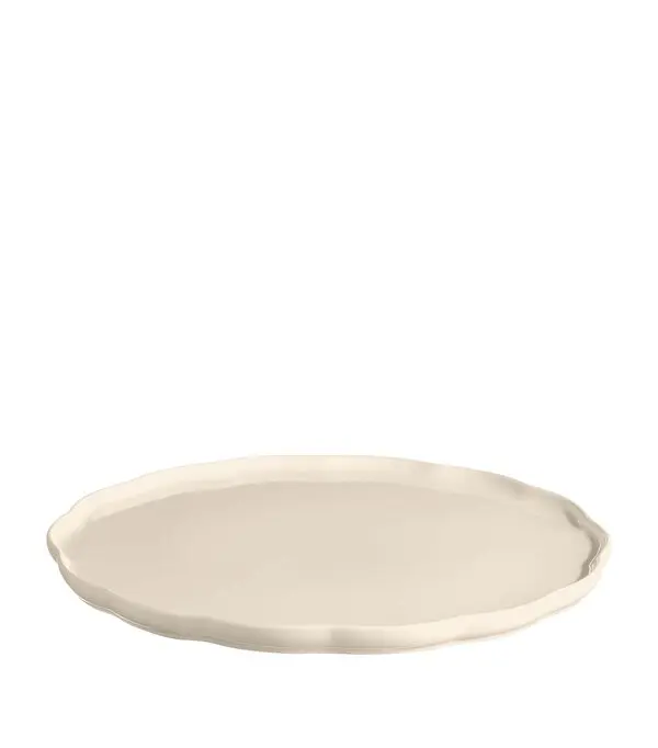 EMILE HENRY Ceramic Madeline Serving Plate - Beige
