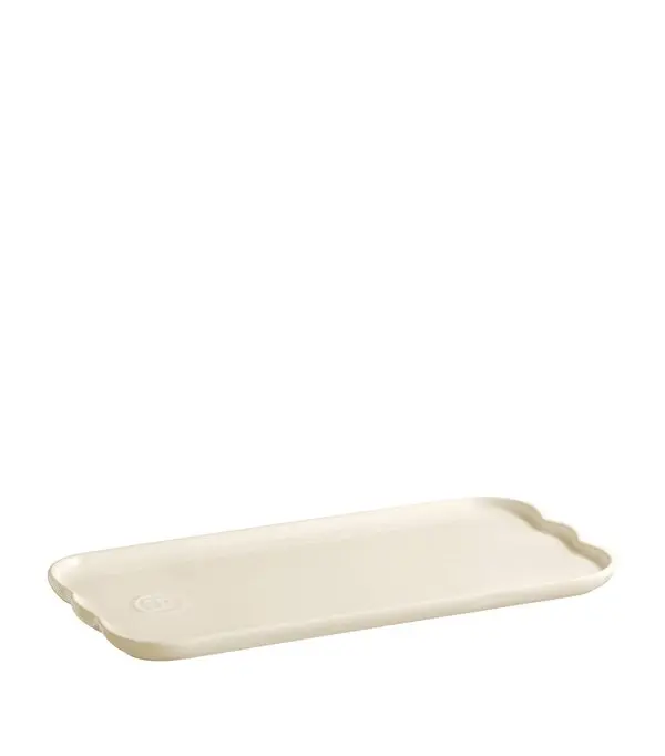 EMILE HENRY Ceramic Madeline Serving Tray - Beige