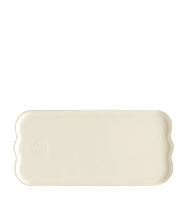 EMILE HENRY Ceramic Madeline Serving Tray - Beige