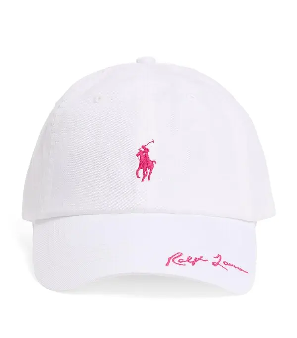 Polo Ralph Lauren Cotton Pink Pony Baseball Cap
