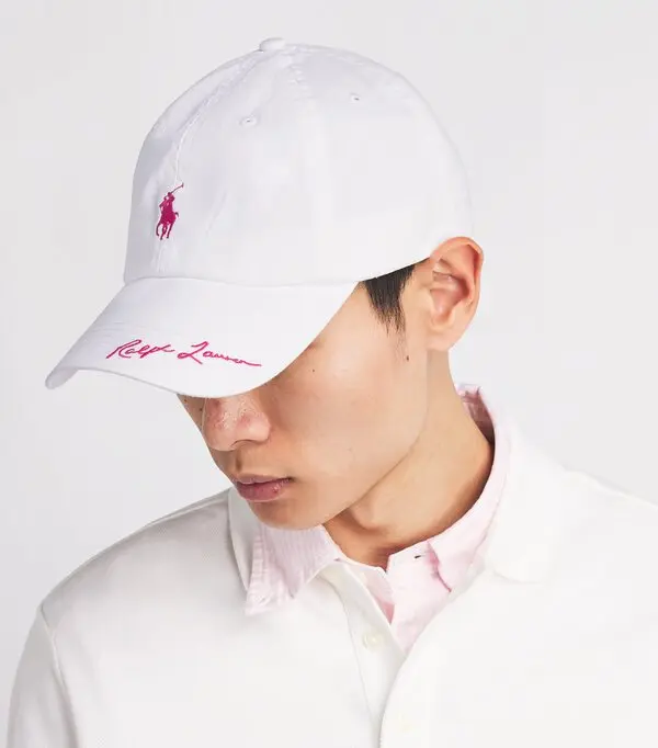 Polo Ralph Lauren Cotton Pink Pony Baseball Cap
