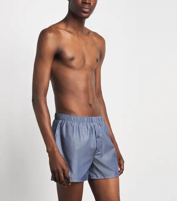 Hanro Cotton Woven Boxer Shorts