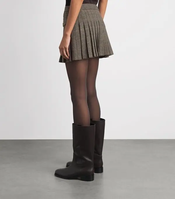 Maje Wool-blend Mini Skirt