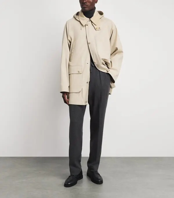 Ralph Lauren Purple Label Corduroy-collar Car Coat