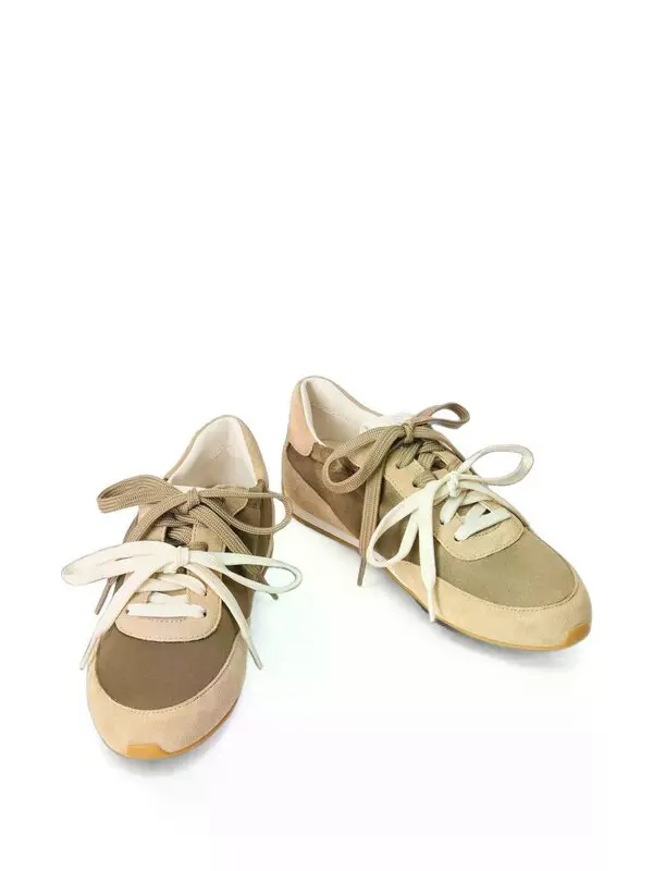 STUART WEITZMAN Bond Ruche Double-lacing Sneakers