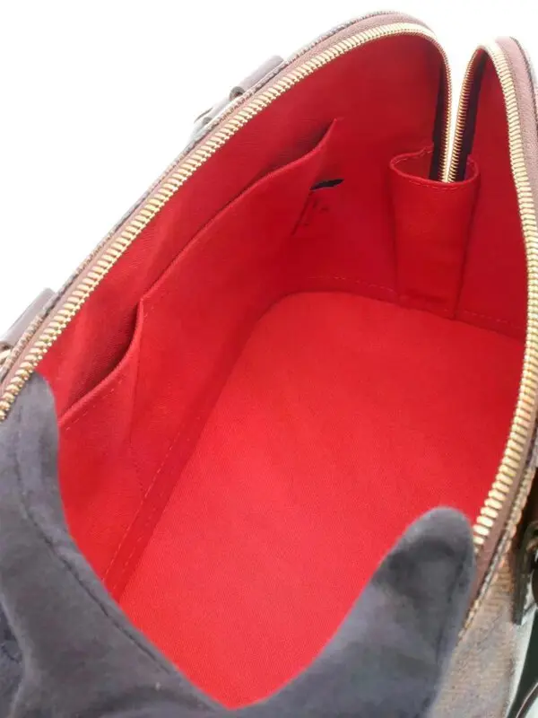 LOUIS VUITTON 2014 Pm Alma Damier Ébène-canvas Handbag - Brown