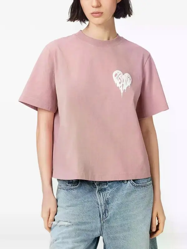 ALLSAINTS Trip Heart-print T-shirt - Pink