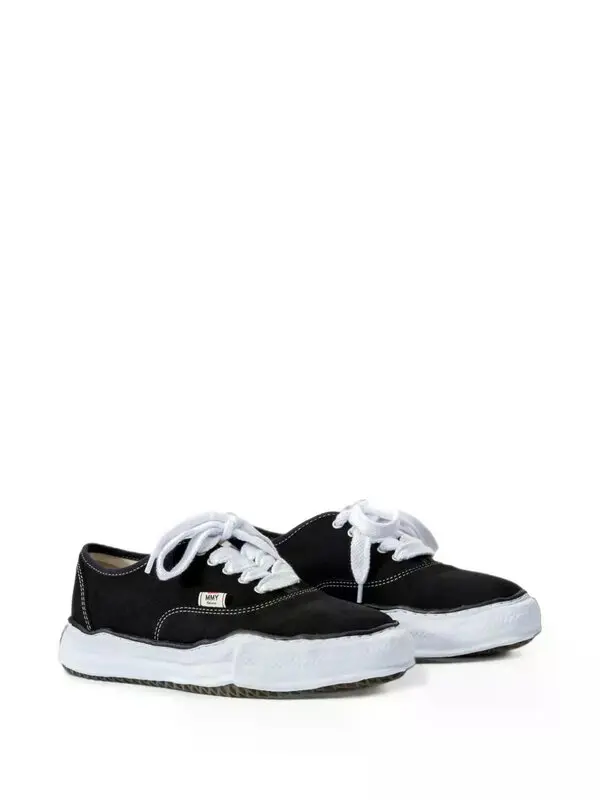 Mihara Yasuhiro Baker Og Sole Suede Low-top Sneakers - Black