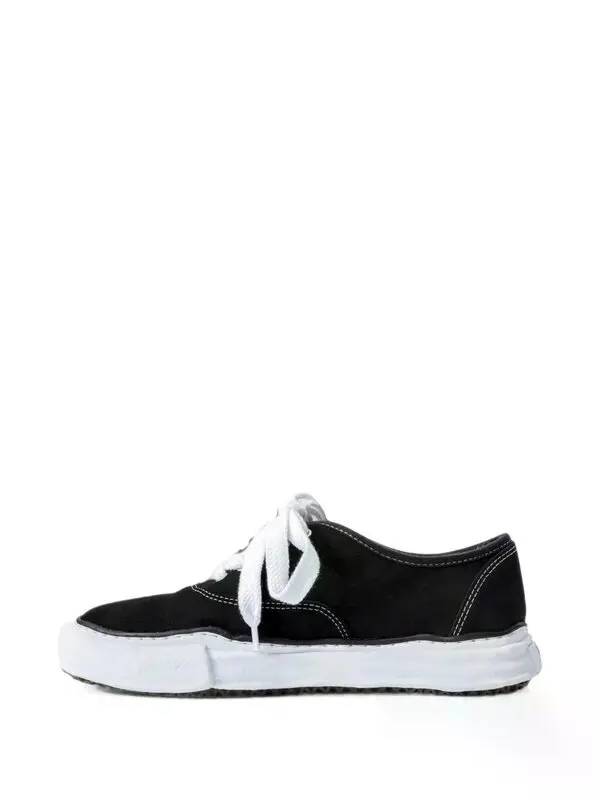 Mihara Yasuhiro Baker Og Sole Suede Low-top Sneakers - Black