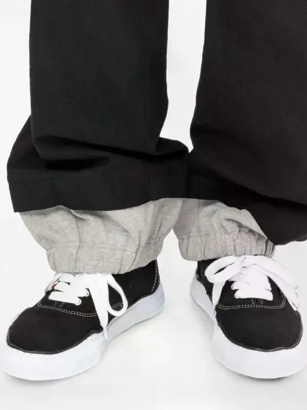Mihara Yasuhiro Baker Og Sole Suede Low-top Sneakers - Black