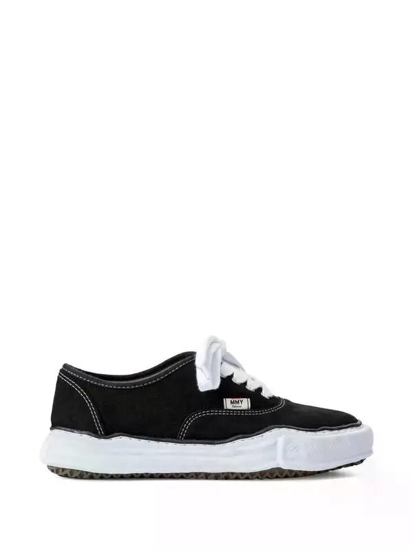 Mihara Yasuhiro Baker Og Sole Suede Low-top Sneakers - Black