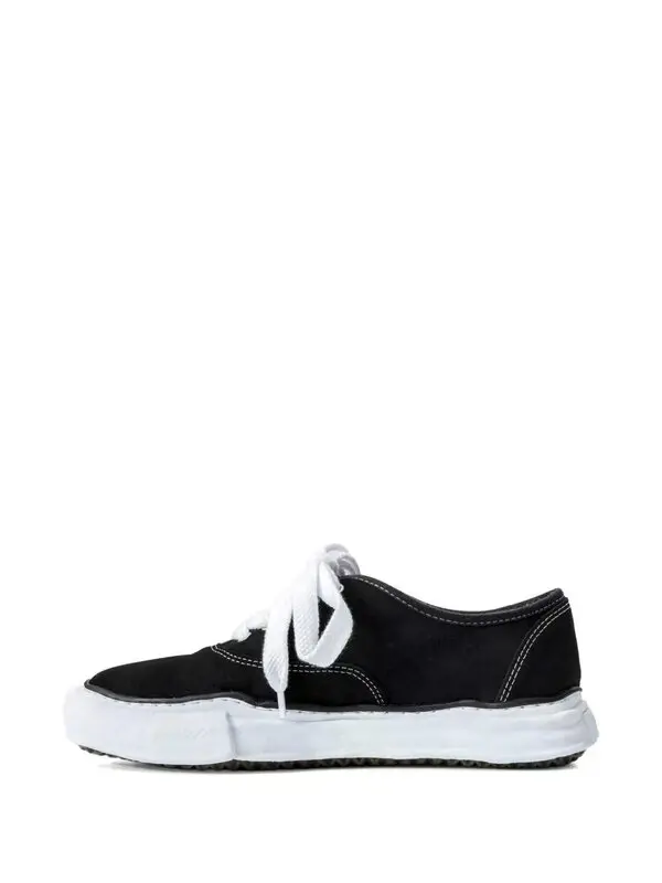 Mihara Yasuhiro Baker Og Sole Suede Low-top Sneakers - Black