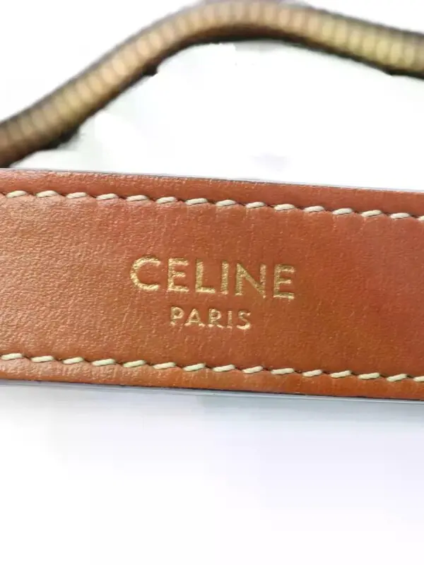 Celine 2010s Triomphe Ava Shoulder Bag - Brown