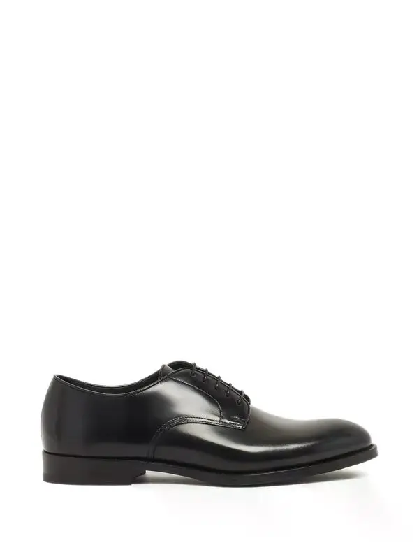 DOUCAL'S Polished-finish Lace-up Derby Shoes