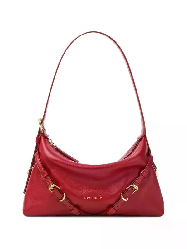 Givenchy Mini Voyou Bag In Shiny Leather - Red