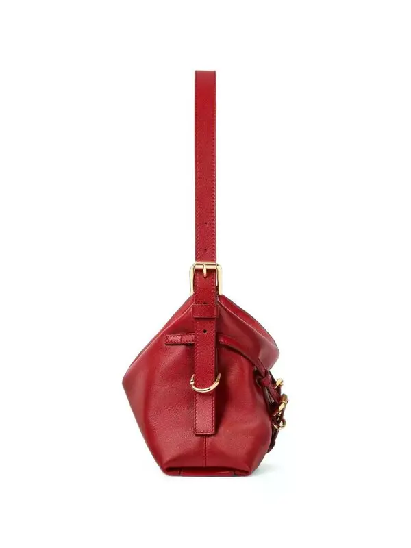 Givenchy Mini Voyou Bag In Shiny Leather
