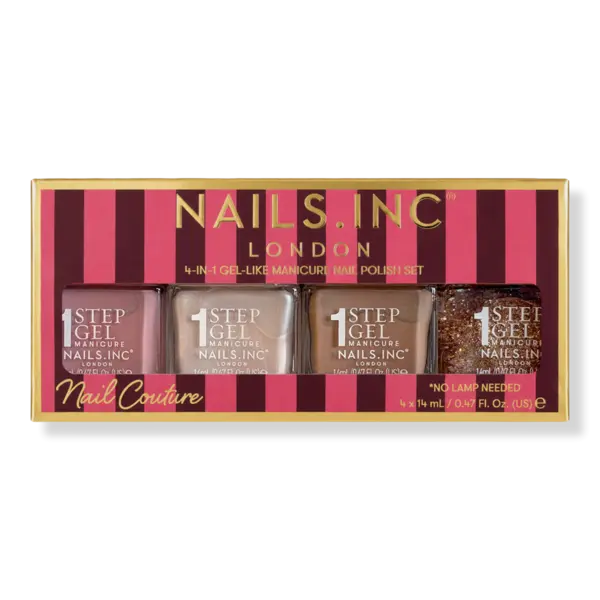 NAILS.INC It's Topless Nail Couture 4-in-1 Gel-like Manicure Nail Polish Set - One-color