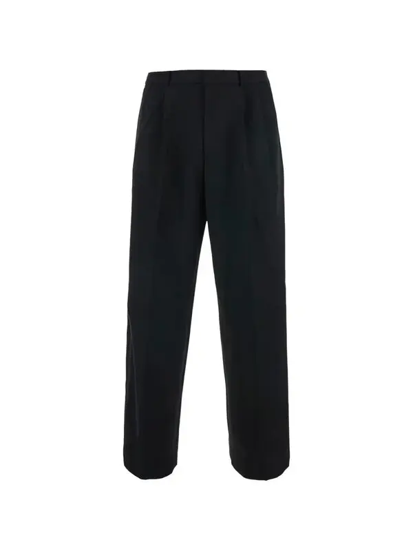 DUNST Pleated Straight-leg Trousers
