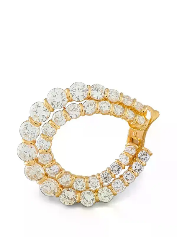Boucheron Diamond Hoop Earrings