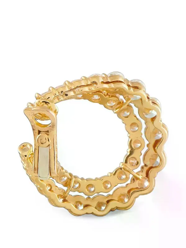 Boucheron Diamond Hoop Earrings