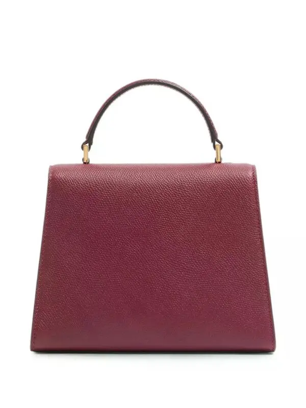 Valentino Garavani Vsling Small Handbag In Grainy Calfskin - Red