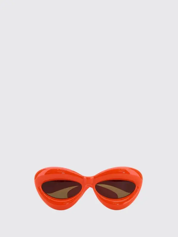 Loewe Cat-eye Sunglasses In Acetate With Tone-on-tone Logo - Red