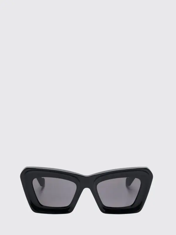 Loewe Anagram Cat-eye Sunglasses In Tortoiseshell Acetate - Black