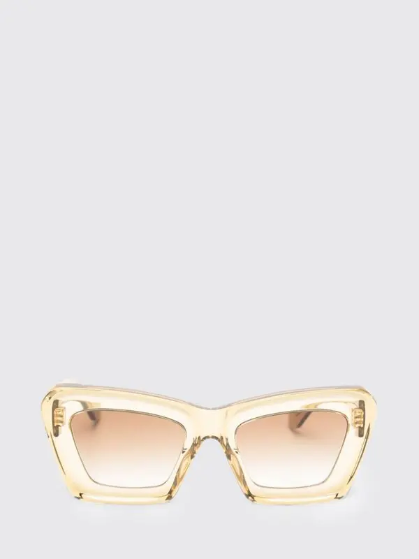 Loewe Anagram Cat-eye Acetate Sunglasses With Applied Logo - Green