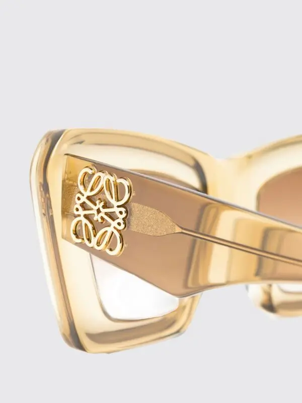 Loewe Anagram Cat-eye Acetate Sunglasses With Applied Logo - Green