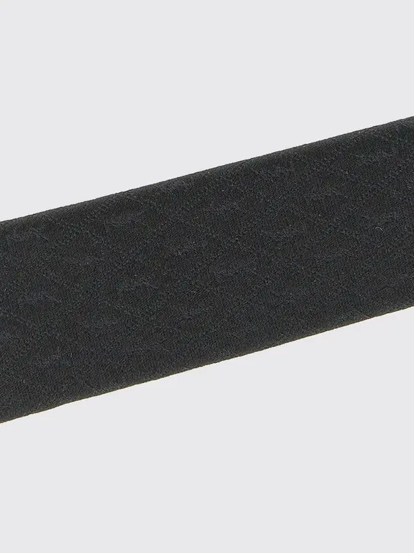 Saint Laurent Silk Tie With Jacquard Monogram