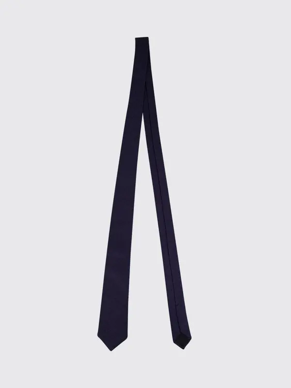 Gucci Tie In Pure Organic Silk With All-over Gg Monogram Pattern - Blue