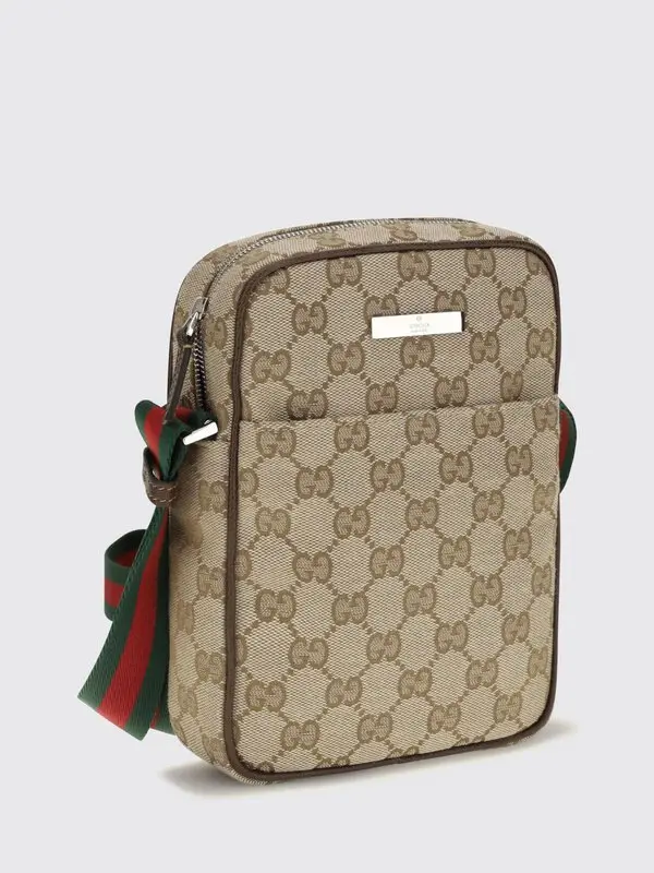 Gucci Mini Crossbody Bag In Gg Supreme Fabric With Monogram