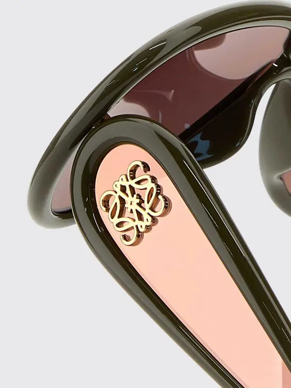 Loewe Bicolour Acetate Aviator Sunglasses With Monogram
