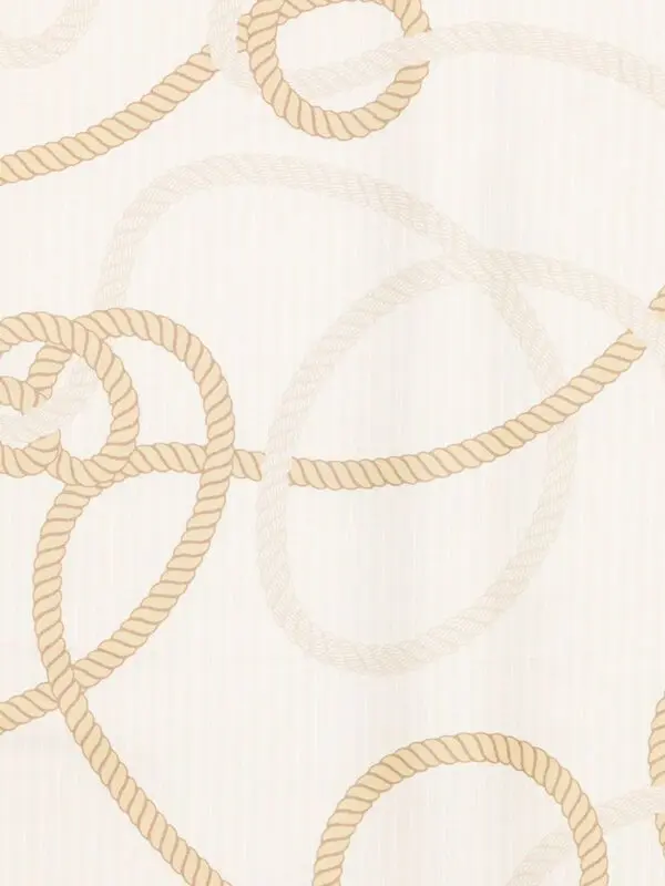 Loewe Square Scarf In Pure Silk With A Contrasting Graphic Logo Print - Cream
