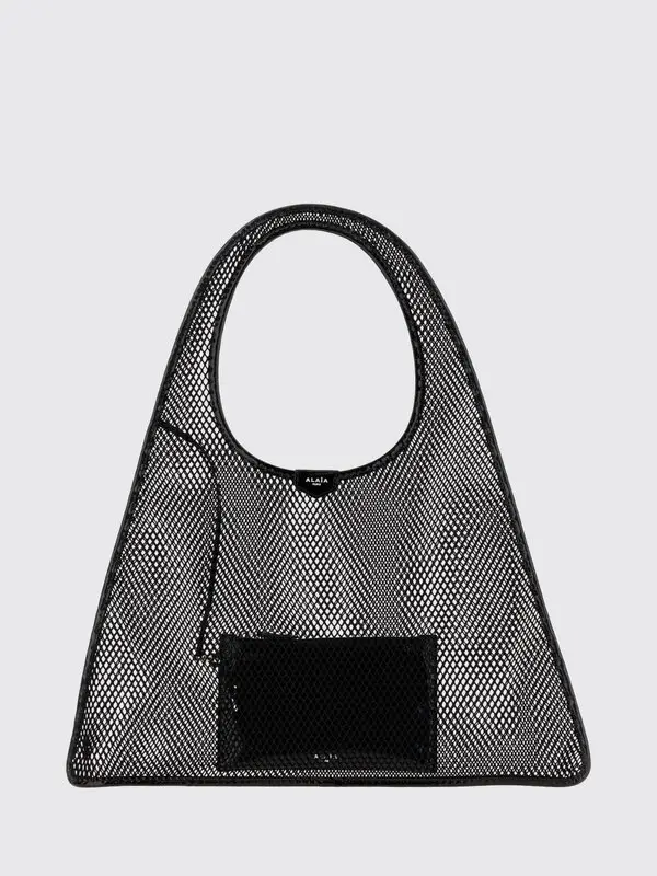 Alaïa Alaia One Piece Perforated Polyester Tote Bag With Leather Trim