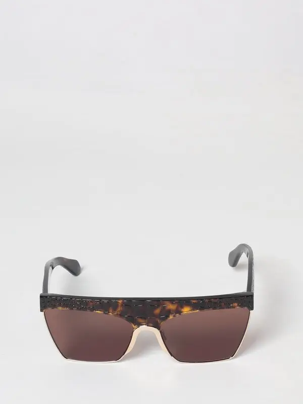 Alaïa Alaia Rectangular Acetate Sunglasses With Croc-effect Pattern