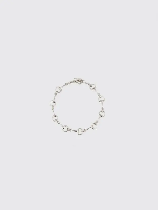 Gucci Horsebit -finish Metal Choker Necklace - Silver